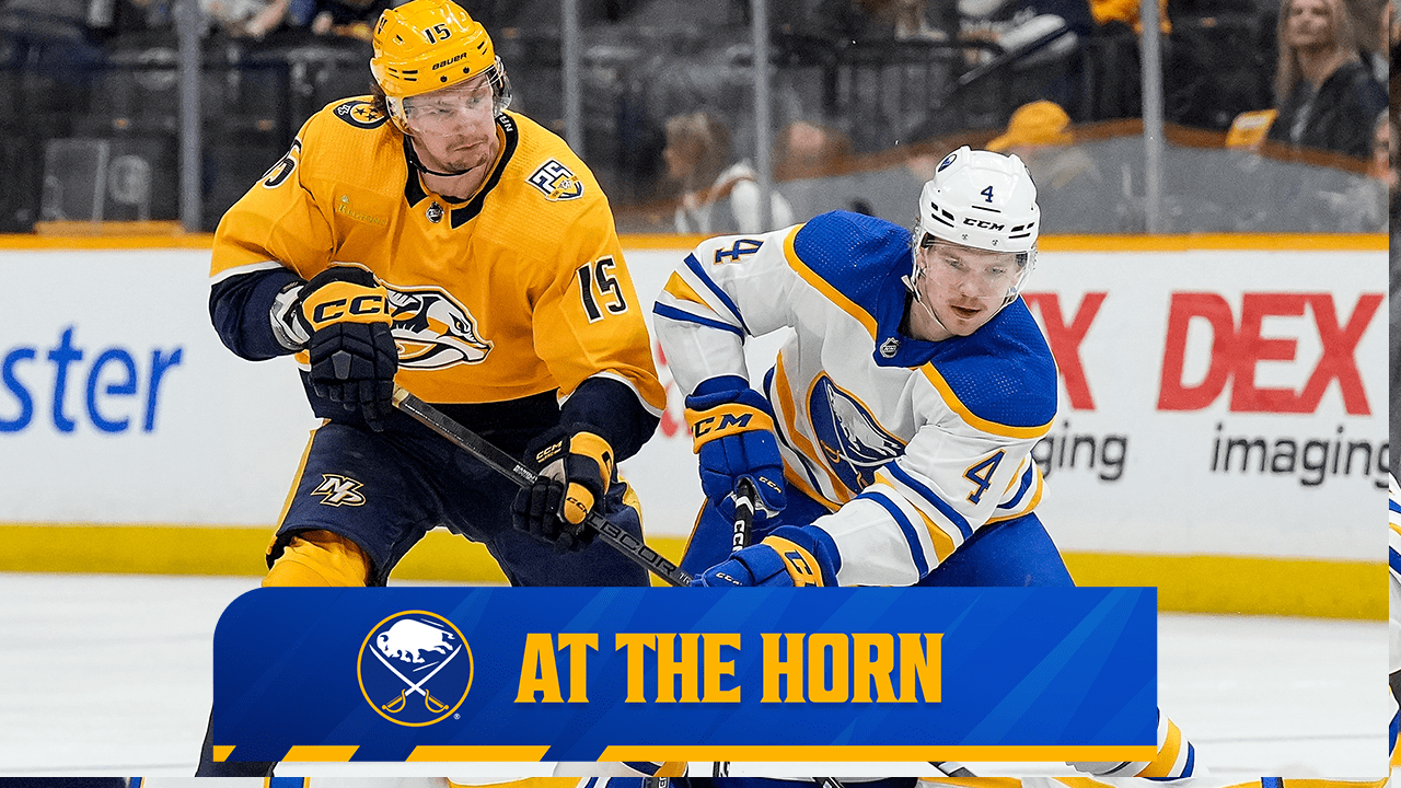 At the Horn | Predators 4 - Sabres 2 | Buffalo Sabres