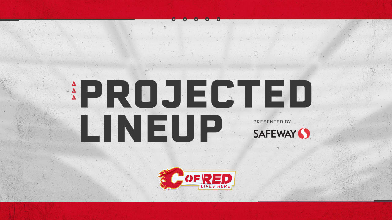 PROJECTED LINEUP - FLAMES @ OILERS | Calgary Flames