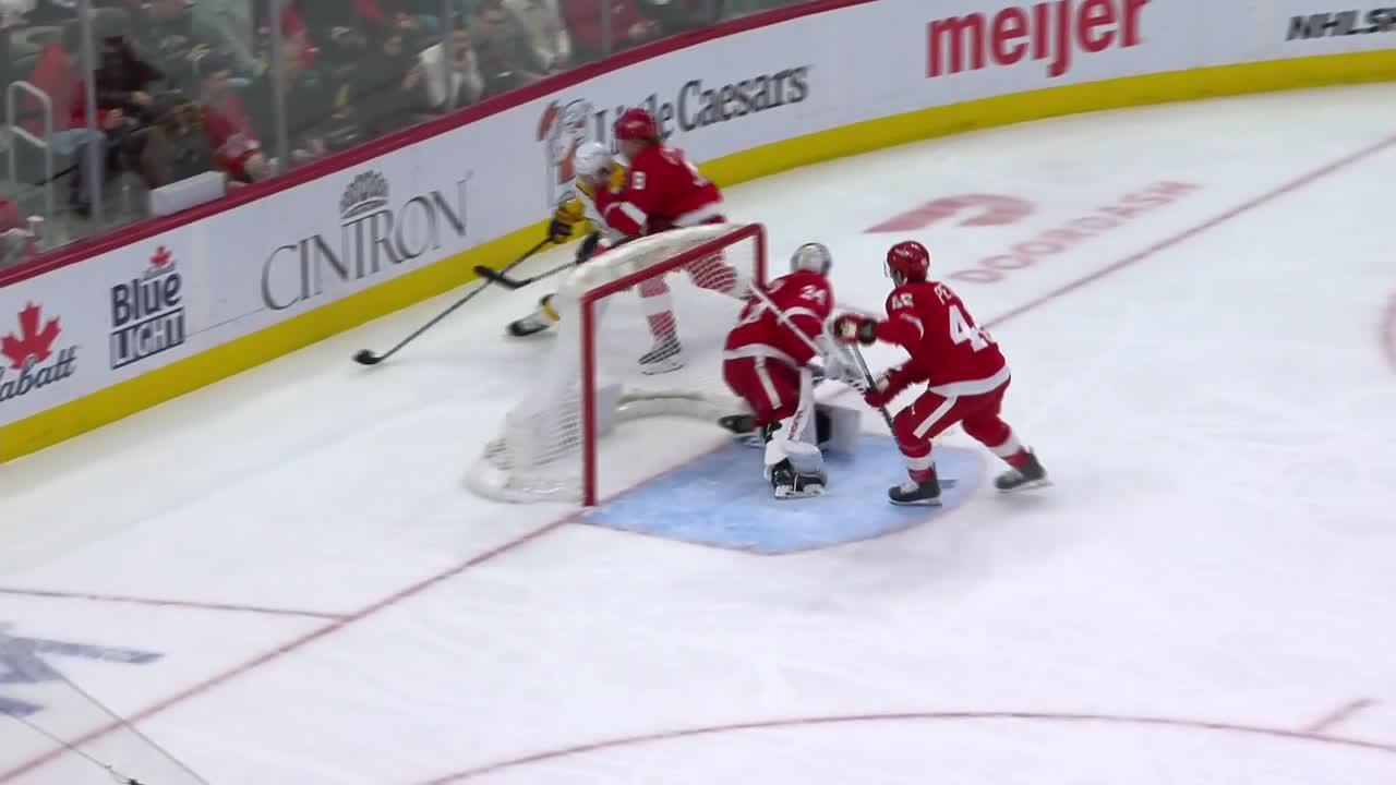 NSH@DET: Forsberg scores goal against Alex Lyon | Nashville Predators