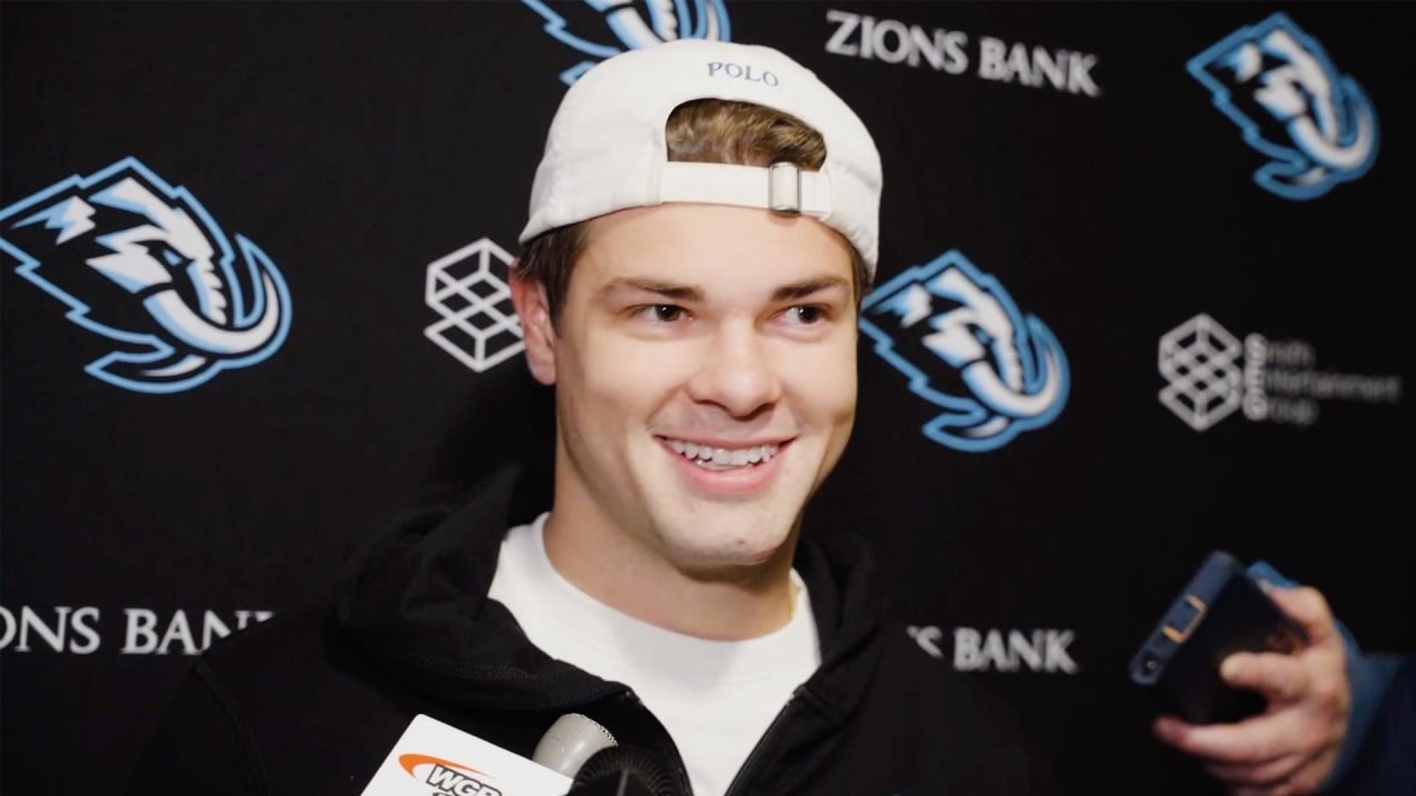 PRE-GAME: JJ Peterka 11.4.25 | Utah Mammoth