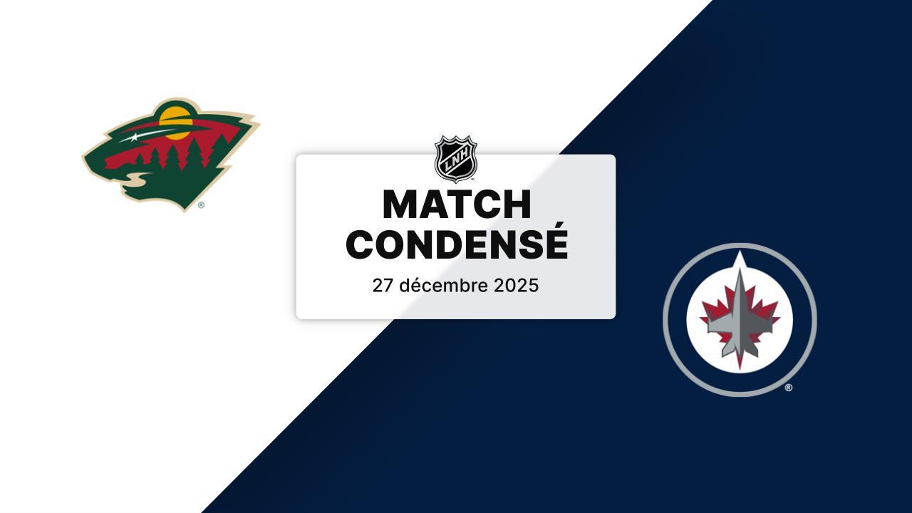 Match condensé : Wild @ Jets 27/12/2025 | LNH.com