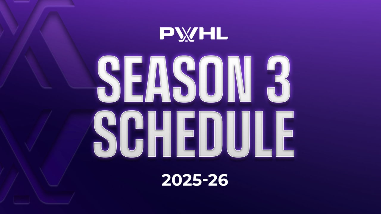 PWHL release 2025-26 schedule, to begin play on Nov. 21 | NHL.com
