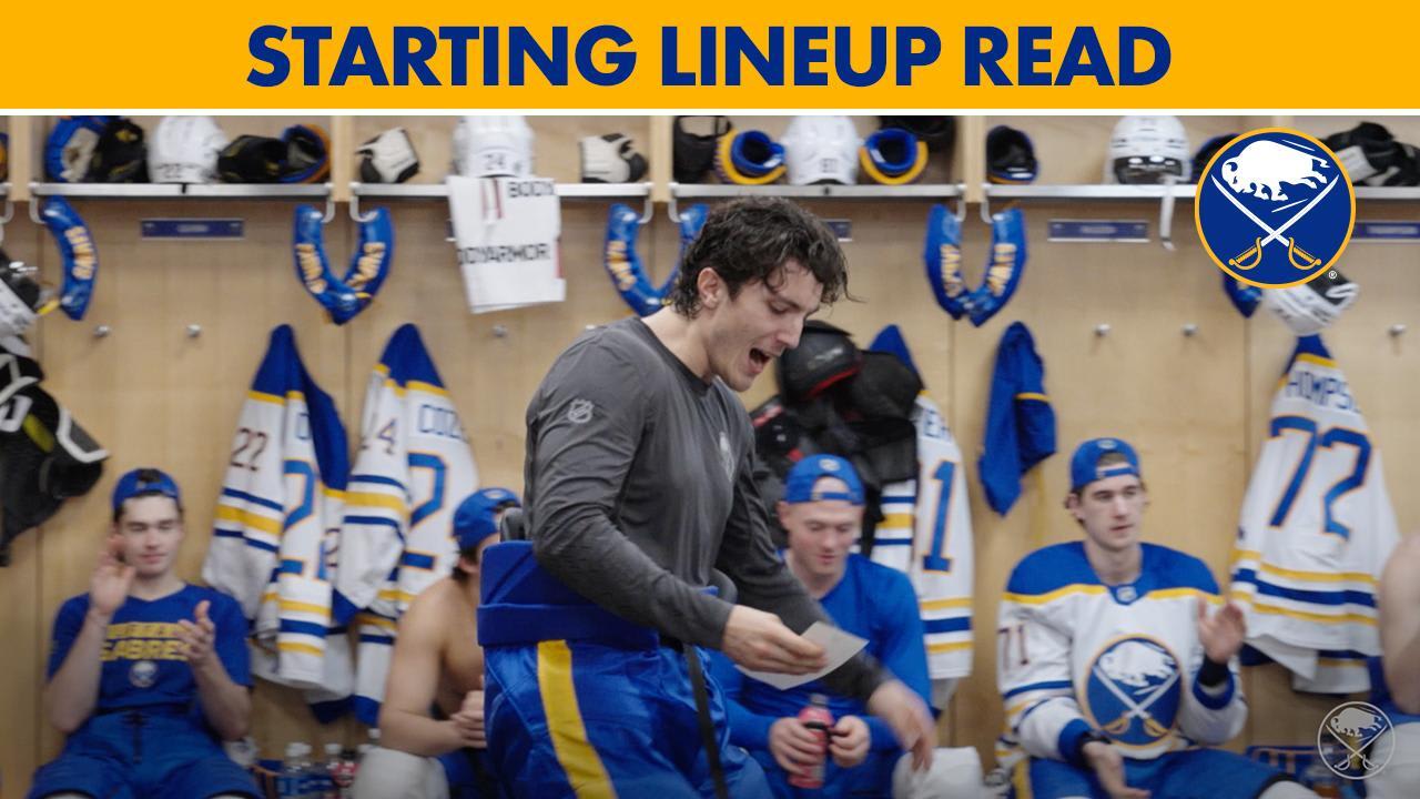 Starting Lineup Read | Buffalo Sabres