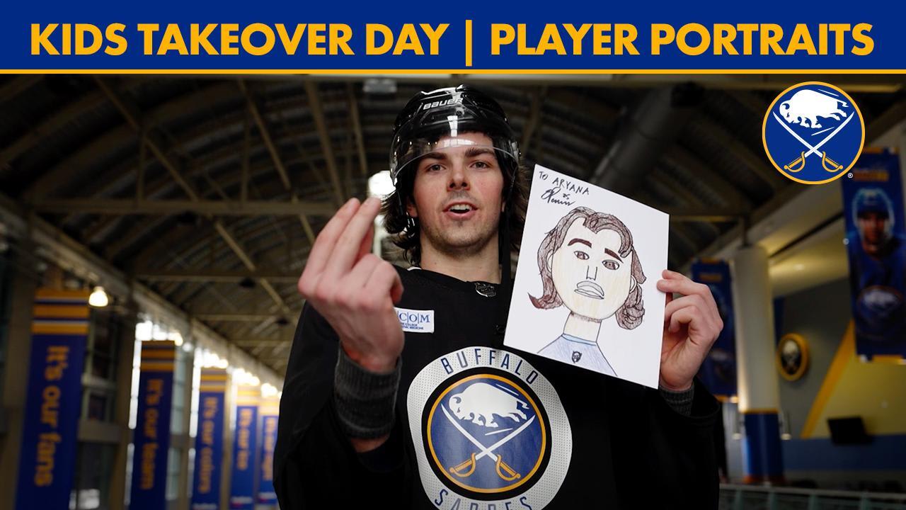 Kids Takeover Day | Player Portraits | Buffalo Sabres