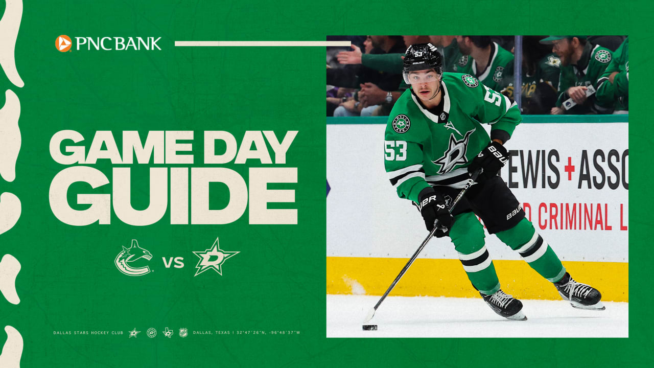 Game Day Guide: Stars vs Canucks | Dallas Stars
