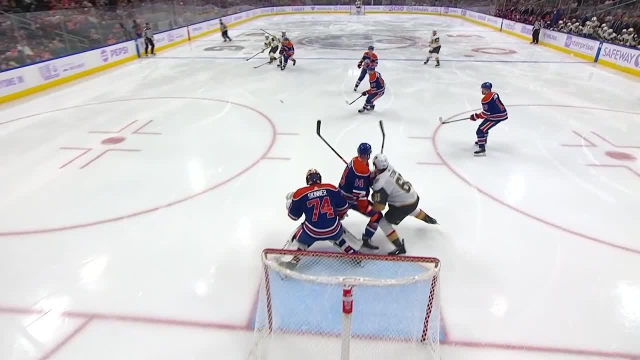 VGK@EDM: Stone scores goal against Logan Thompson | Vegas Golden Knights