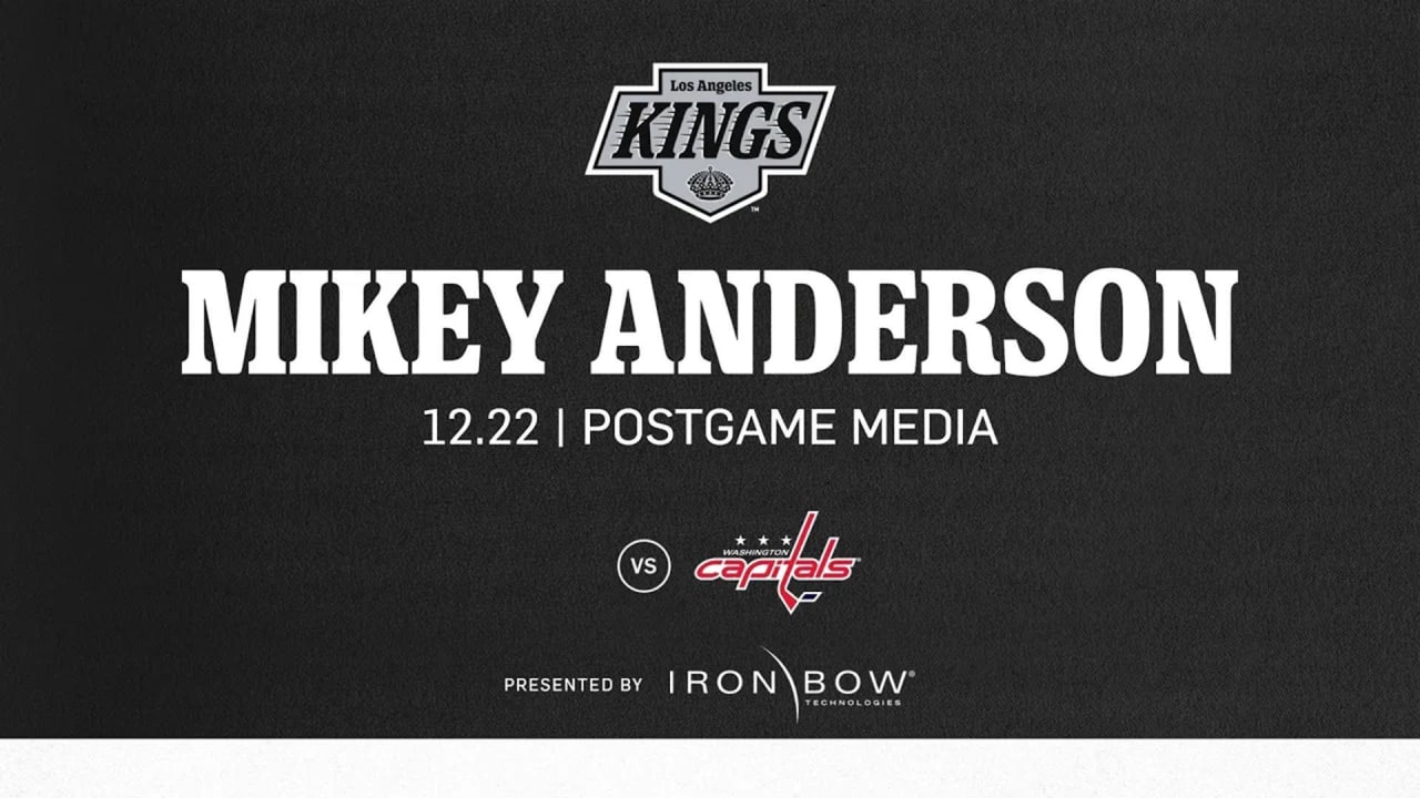 Mikey Anderson Media Availability 12/22/24 | Los Angeles Kings