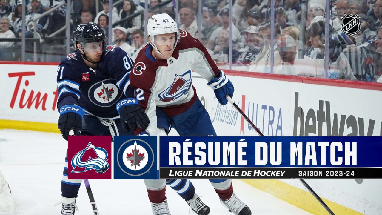 Résumé: COL vs WPG 21/04/24 | LNH.com