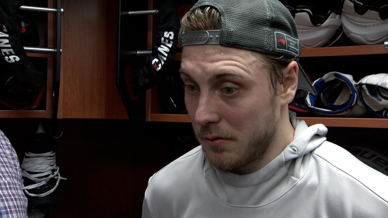 Postgame Quotes: Jesper Fast | Carolina Hurricanes