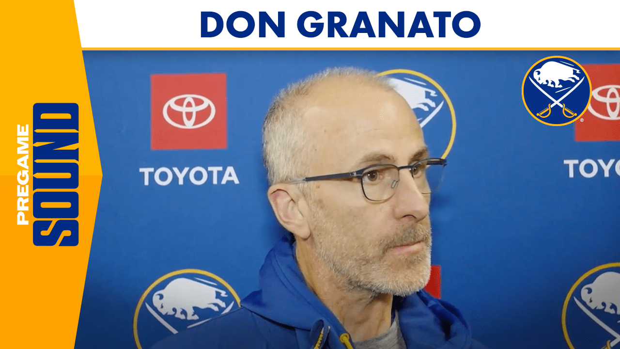 Granato Pregame at WPG | Buffalo Sabres