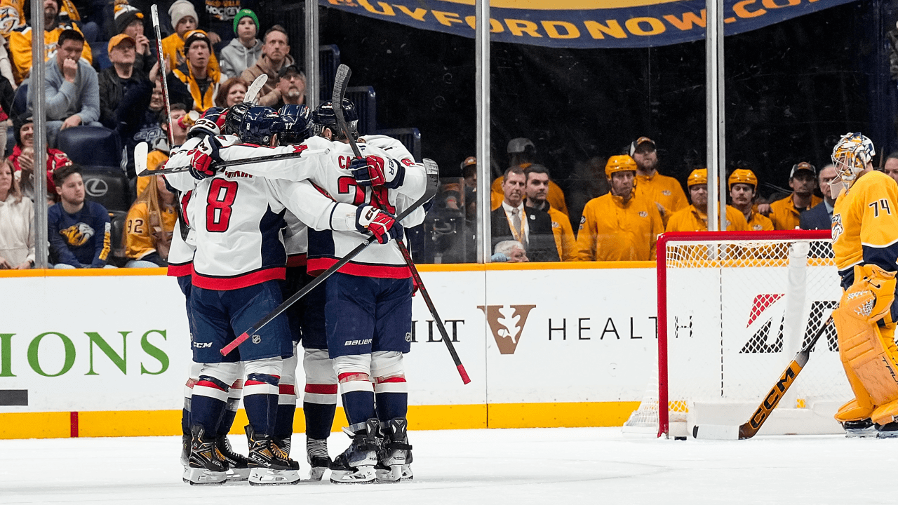 Frank, Thompson Combine to Push Caps Past Preds | Washington Capitals
