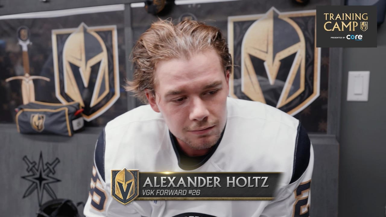 Alexander Holtz Pregame 9/25 | Vegas Golden Knights
