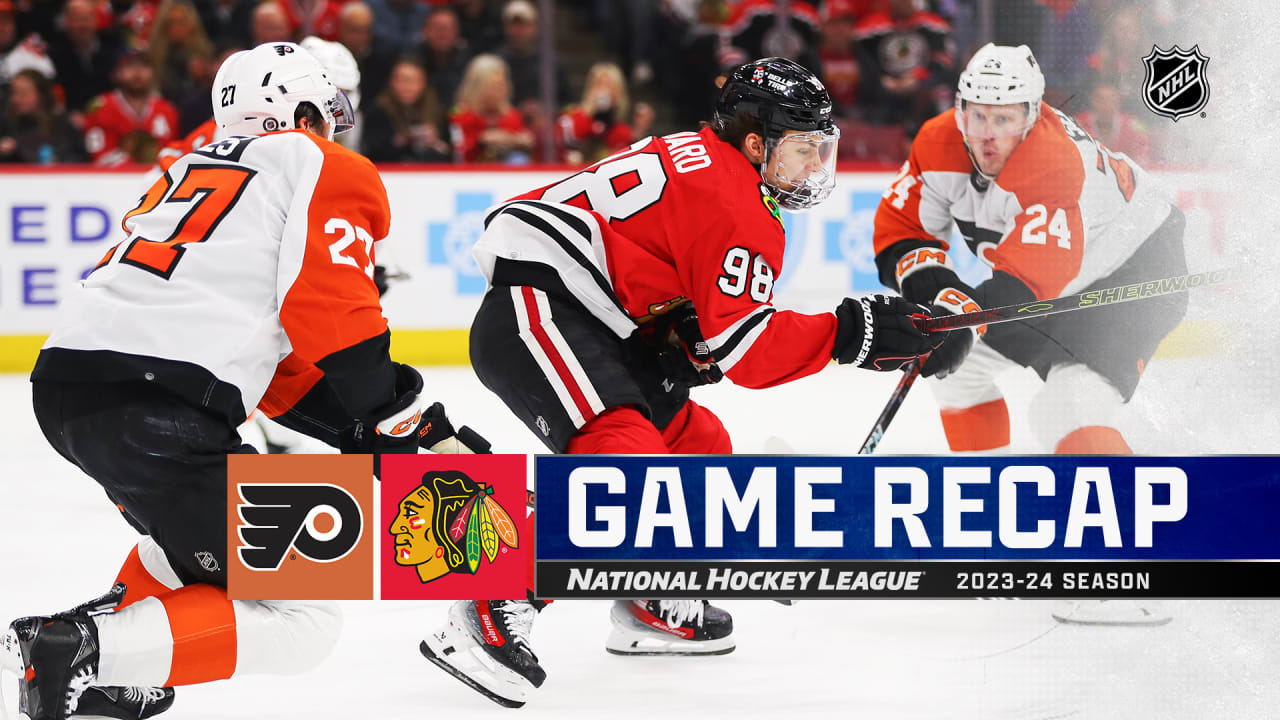 Konecny extends point streak to 7, Flyers defeat Blackhawks | NHL.com