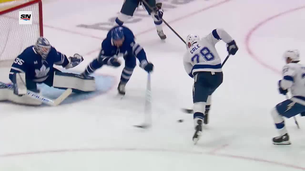 Cole buries a backhand shot | Tampa Bay Lightning