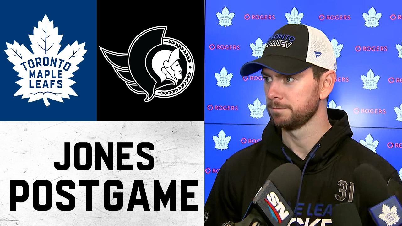 Martin Jones | Post Game | Toronto Maple Leafs