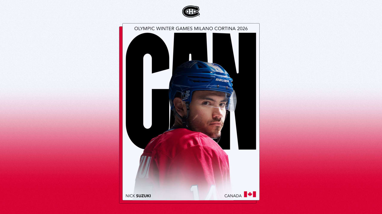 Nick Suzuki named to Team Canada Olympic roster | Montréal Canadiens
