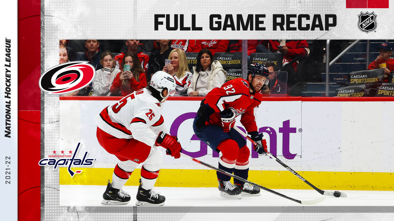 Recap: WSH 4, CAR 0 | Washington Capitals