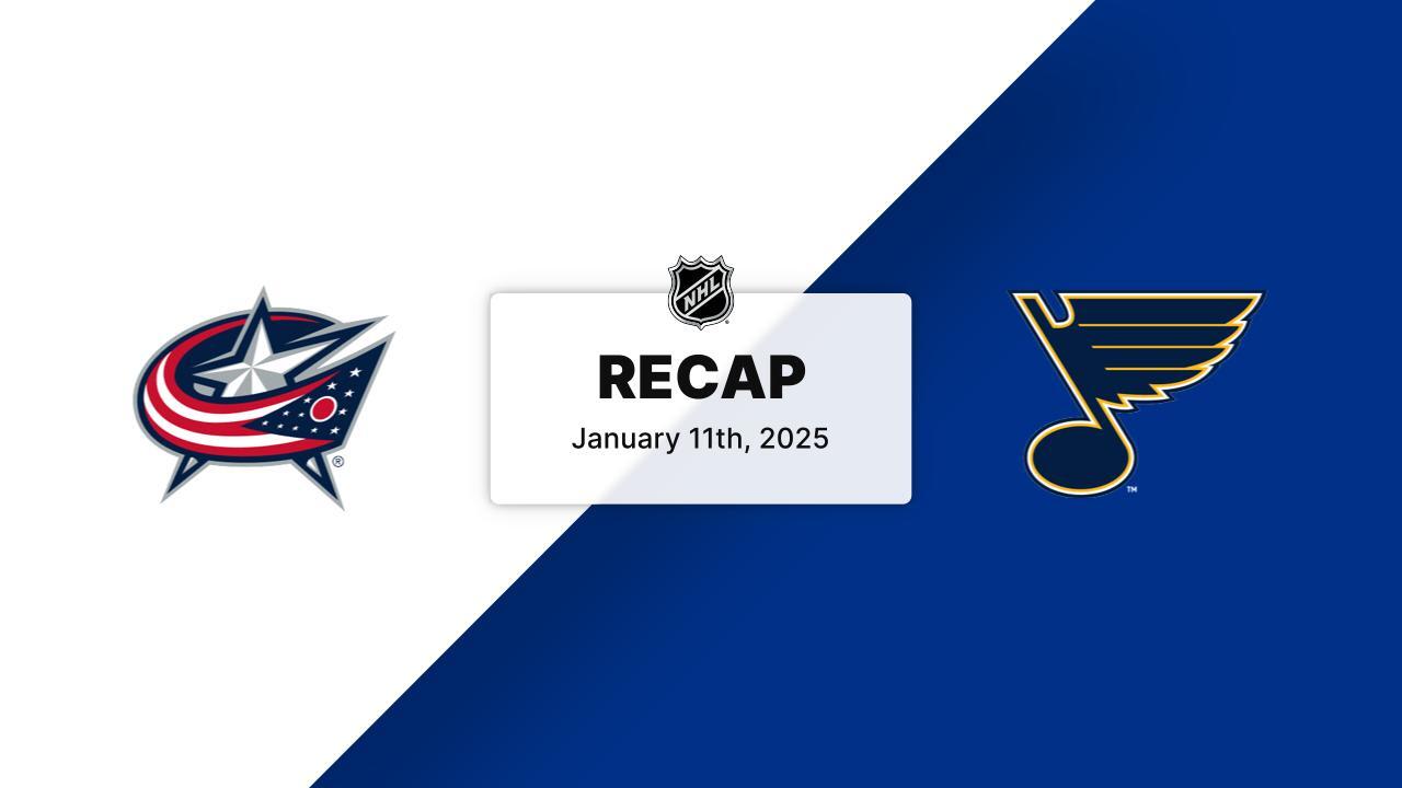 CBJ at STL | Recap | Columbus Blue Jackets