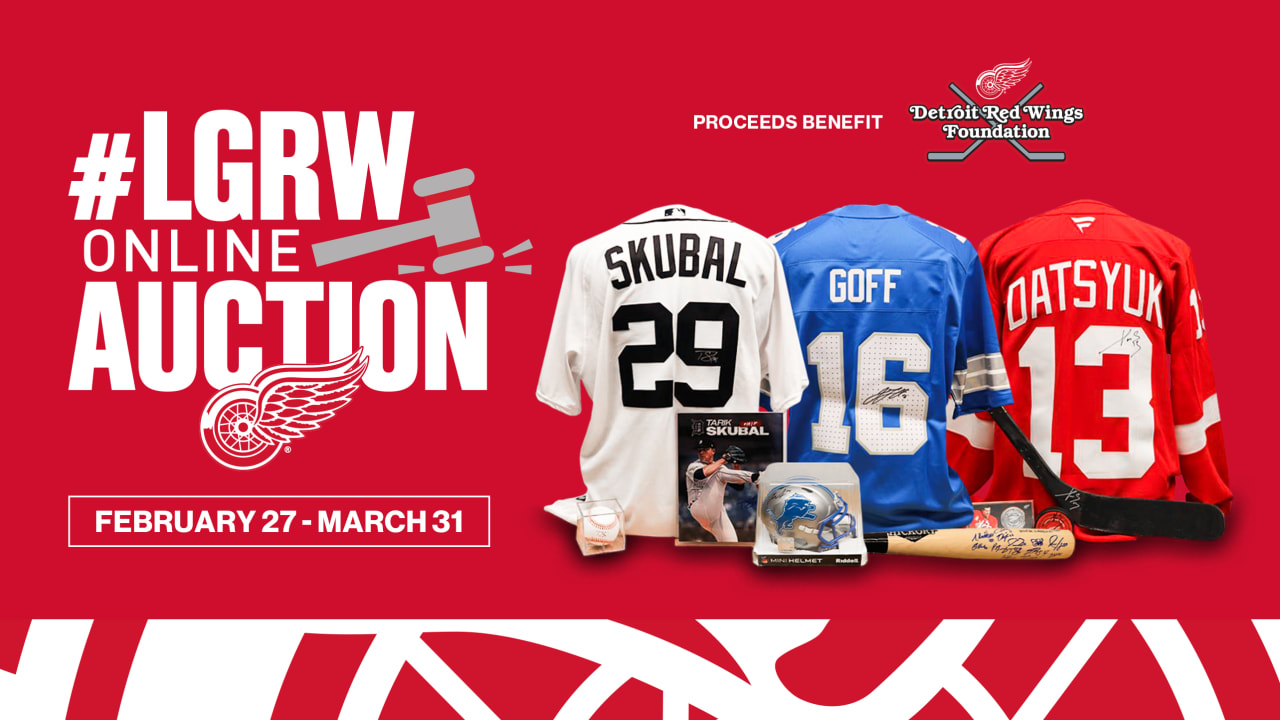 Detroit Red Wings Foundation Opens 2025 #LGRW Online Auction | Detroit ...