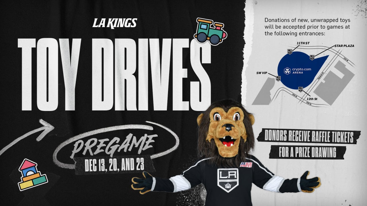 LA Kings to Host Annual Toy Drives at Crypto.com Arena | Los Angeles Kings