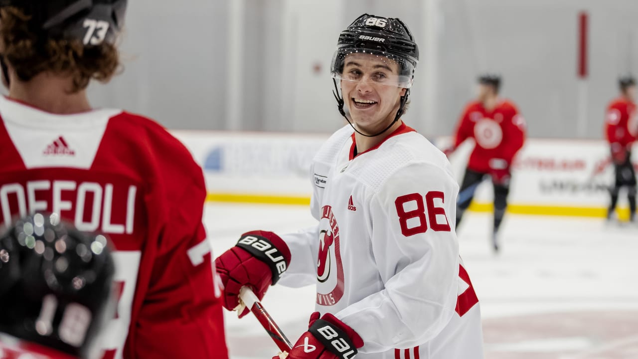 Jack Hughes Returns to Practice | NOTEBOOK | New Jersey Devils