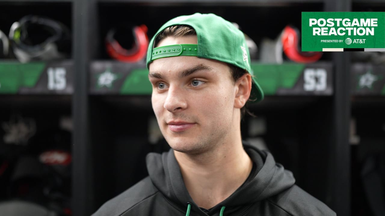 SEA@DAL Postgame: Wyatt Johnston | Dallas Stars