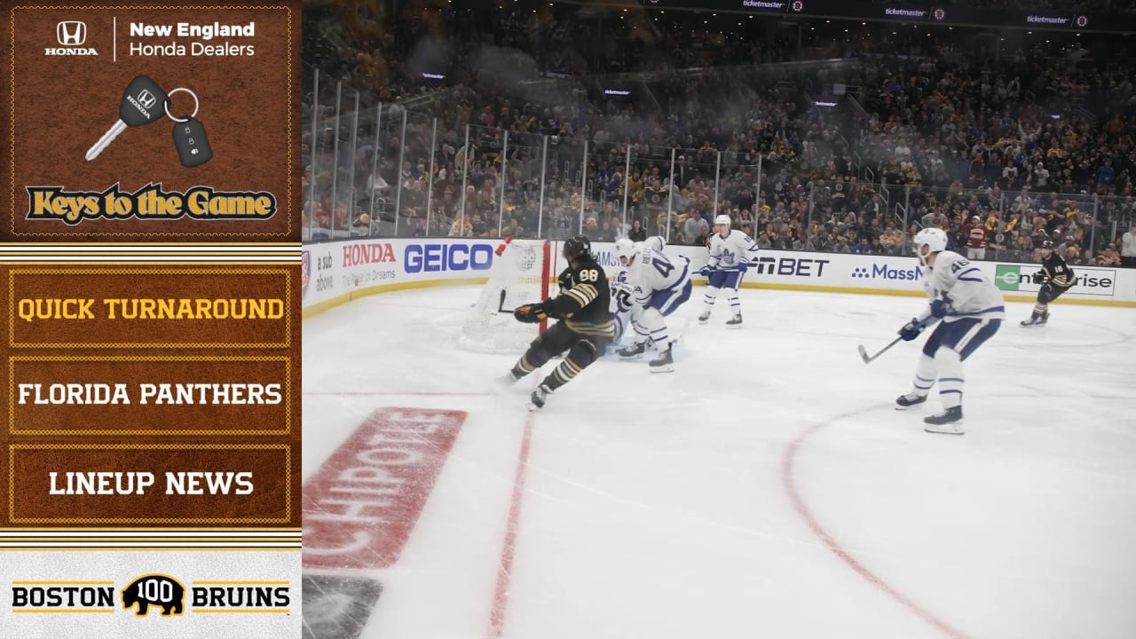 Honda Keys: Round 2, Game 1 | Boston Bruins