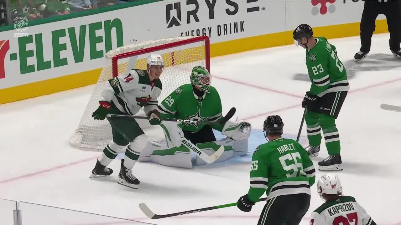 MIN@DAL: Kaprizov scores PPG against Jake Oettinger | Minnesota Wild