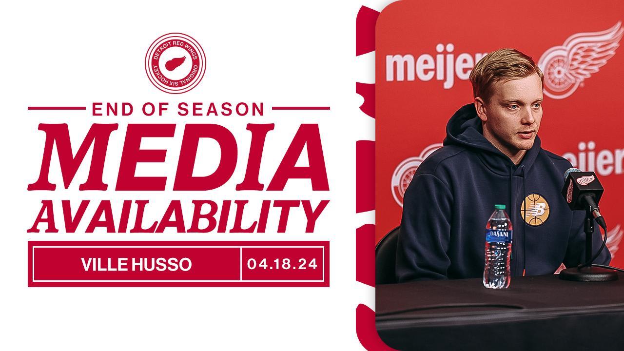 Husso | End of Season Media | Detroit Red Wings