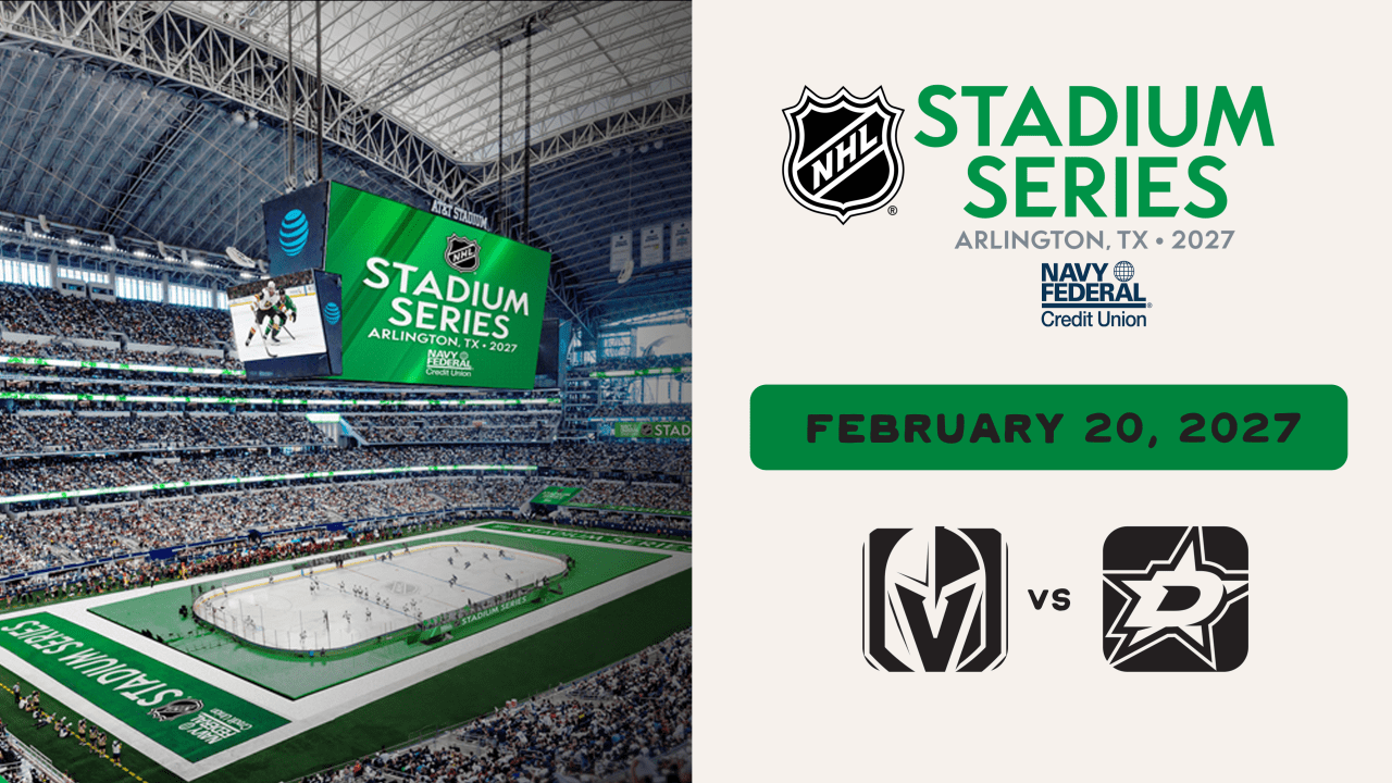 Dallas Stars to play Vegas Golden Knights in 2027 NHL Stadium Series ...