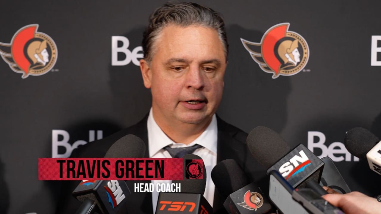 Travis Green Postgame Media vs CGY | Ottawa Senators