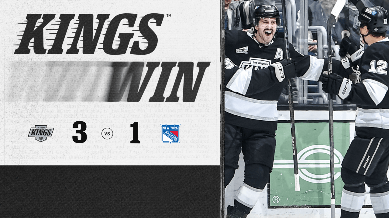 3/25 Final - Kings 3, Rangers 1 | Los Angeles Kings