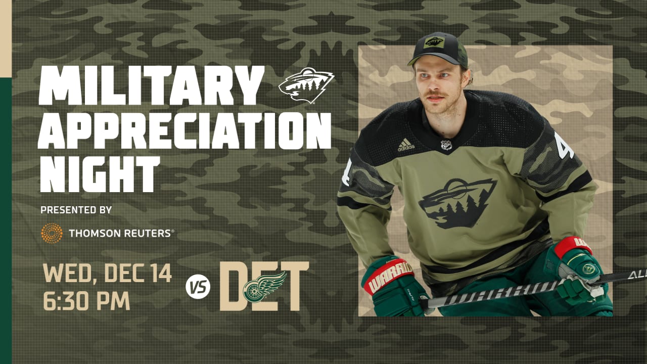 Minnesota Wild to Host Military Appreciation Night December 14 ...