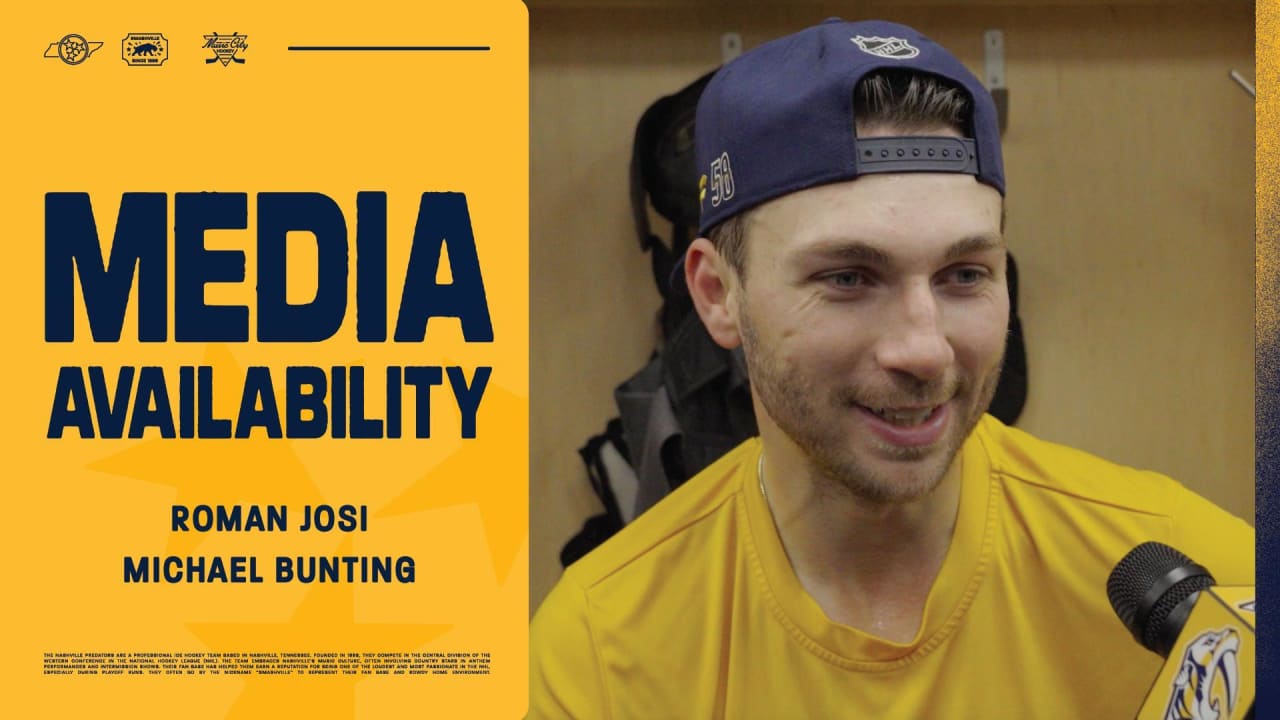 Media Availability: Michael Bunting | Nashville Predators