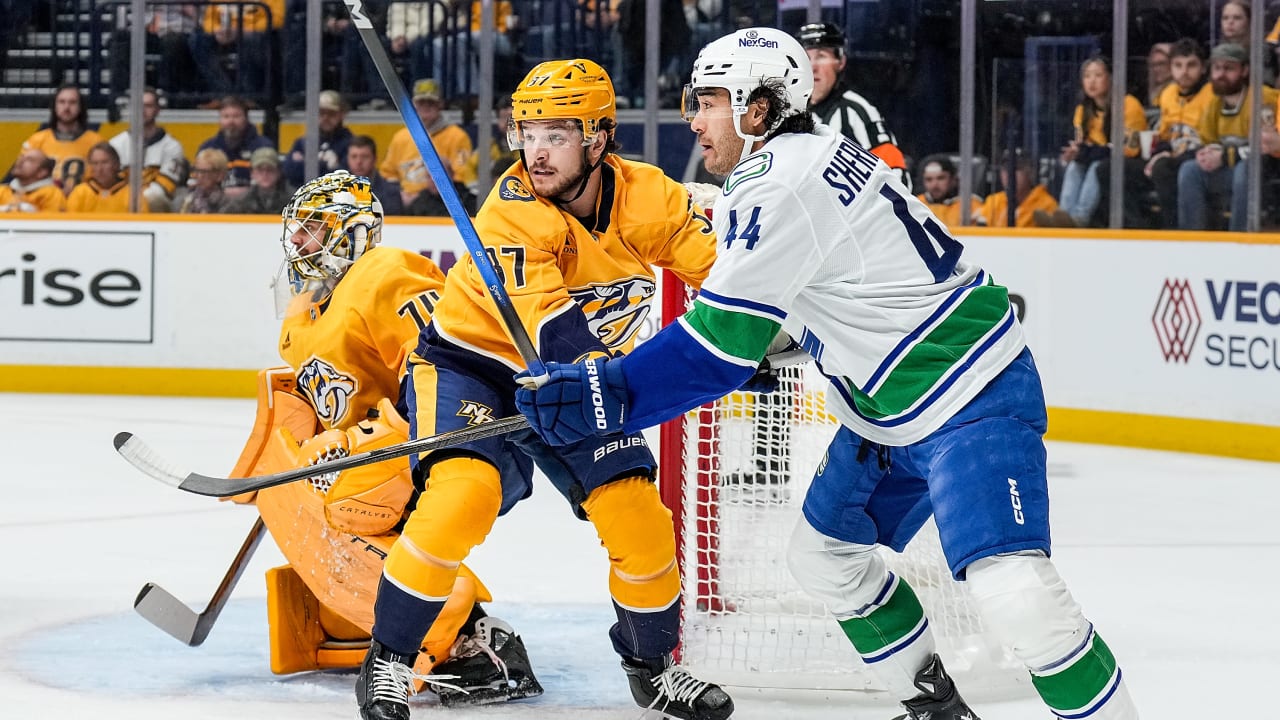 Preds Come Back to Earn Point, Fall to Canucks in Overtime | Nashville ...