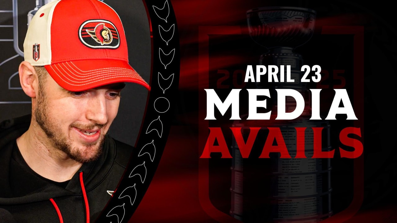 Drake Batherson Media Availability - April 23 | Ottawa Senators