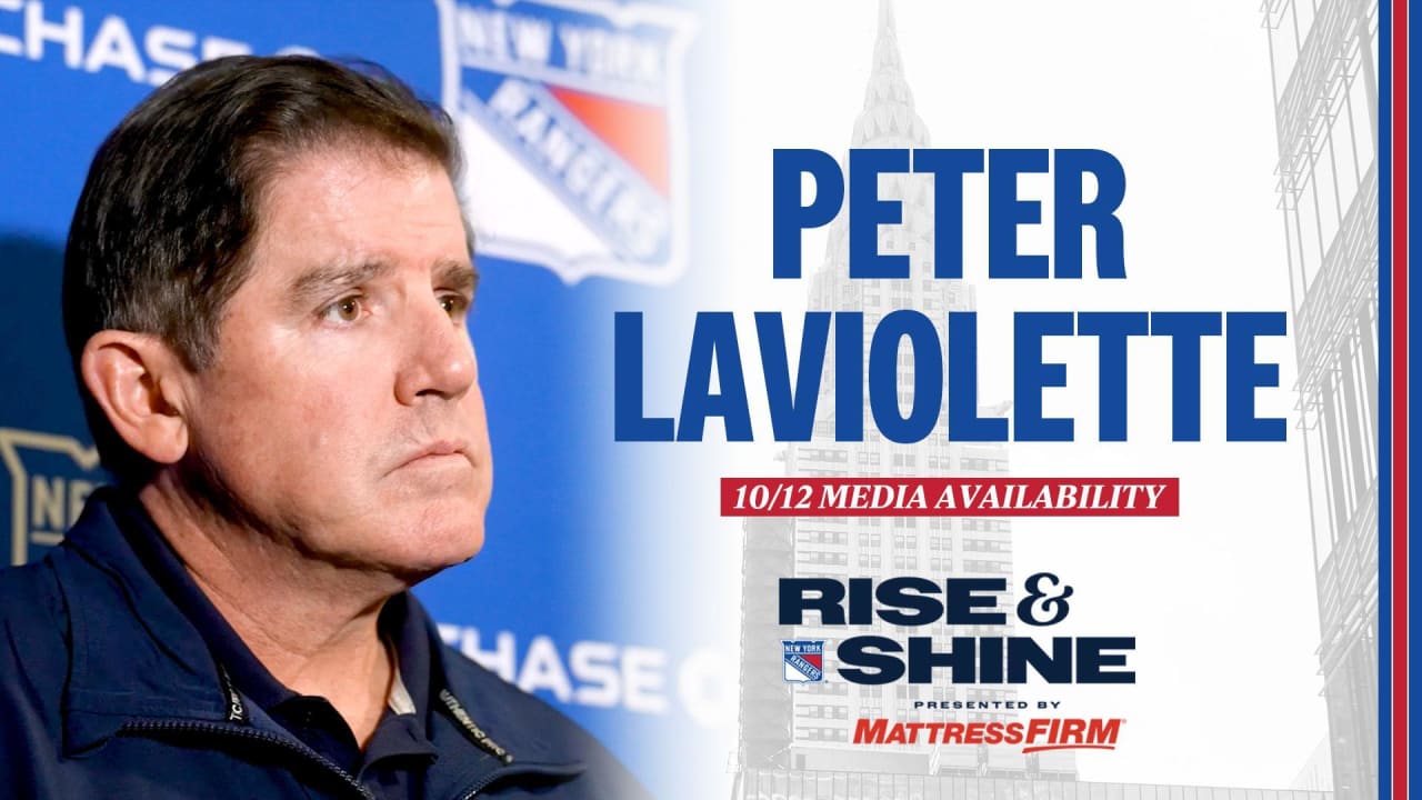 Pregame: Laviolette | New York Rangers