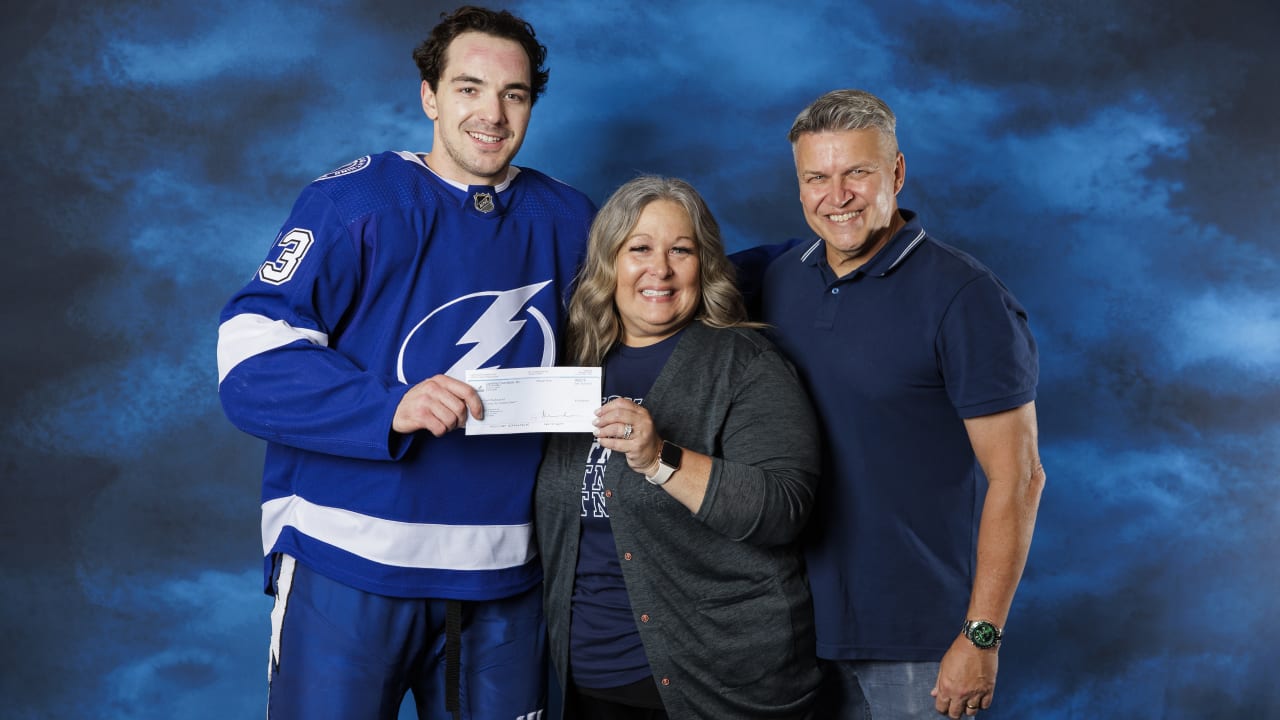 Michelle & Steve Kiefer honored as Lightning Community Hero | Tampa Bay ...