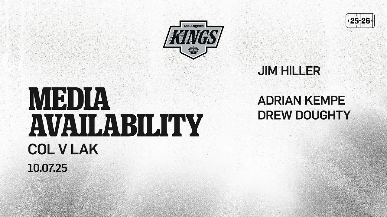 October 7 Post-Game Media Availability | Los Angeles Kings