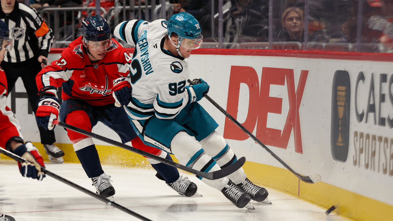 Sharks Bite Caps, 3-2 | Washington Capitals