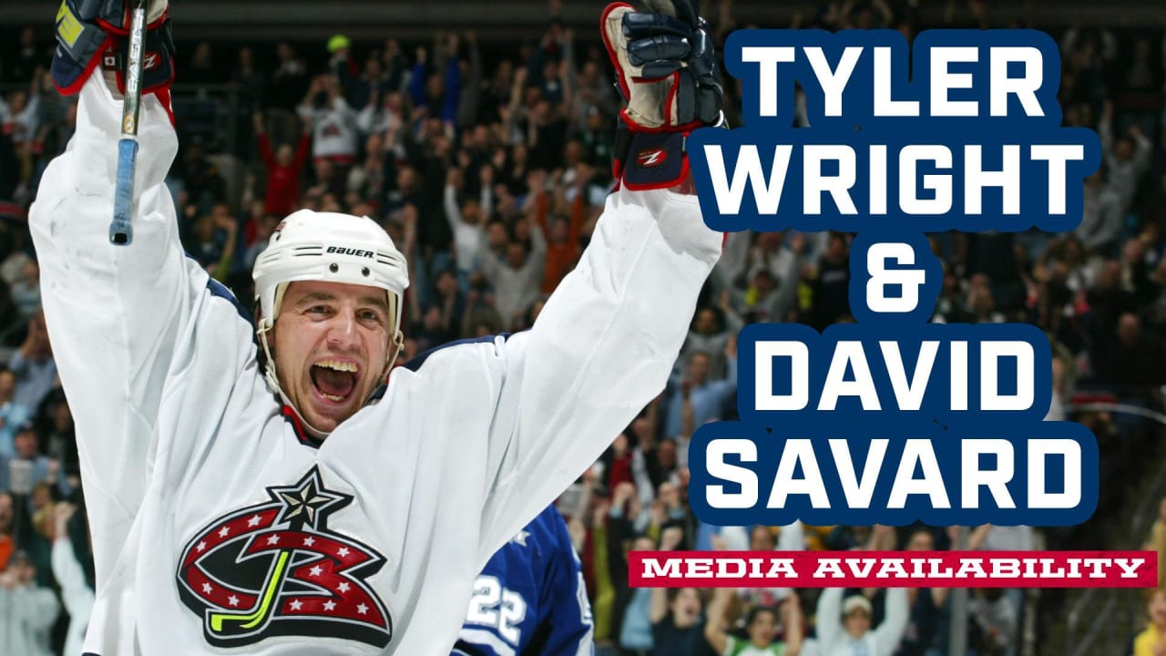 Tyler Wright and David Savard - 25th Anniversary Media | Columbus Blue ...