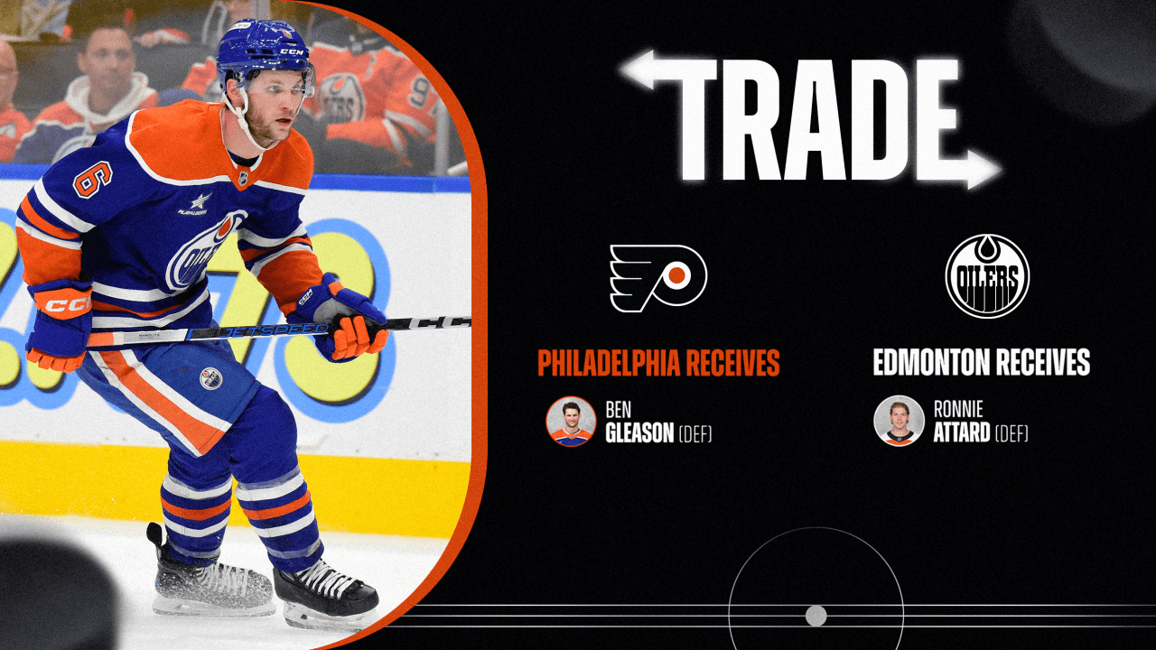 Flyers Acquire Ben Gleason from Edmonton in Exchange for Ronnie Attard ...