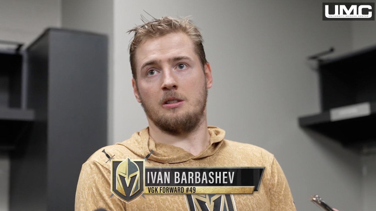 Ivan Barbashev Postgame 3/26 | Vegas Golden Knights