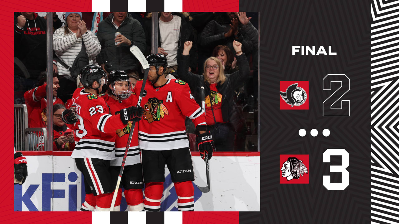 RECAP: Chicago Gets Late Win on Home Ice | Chicago Blackhawks