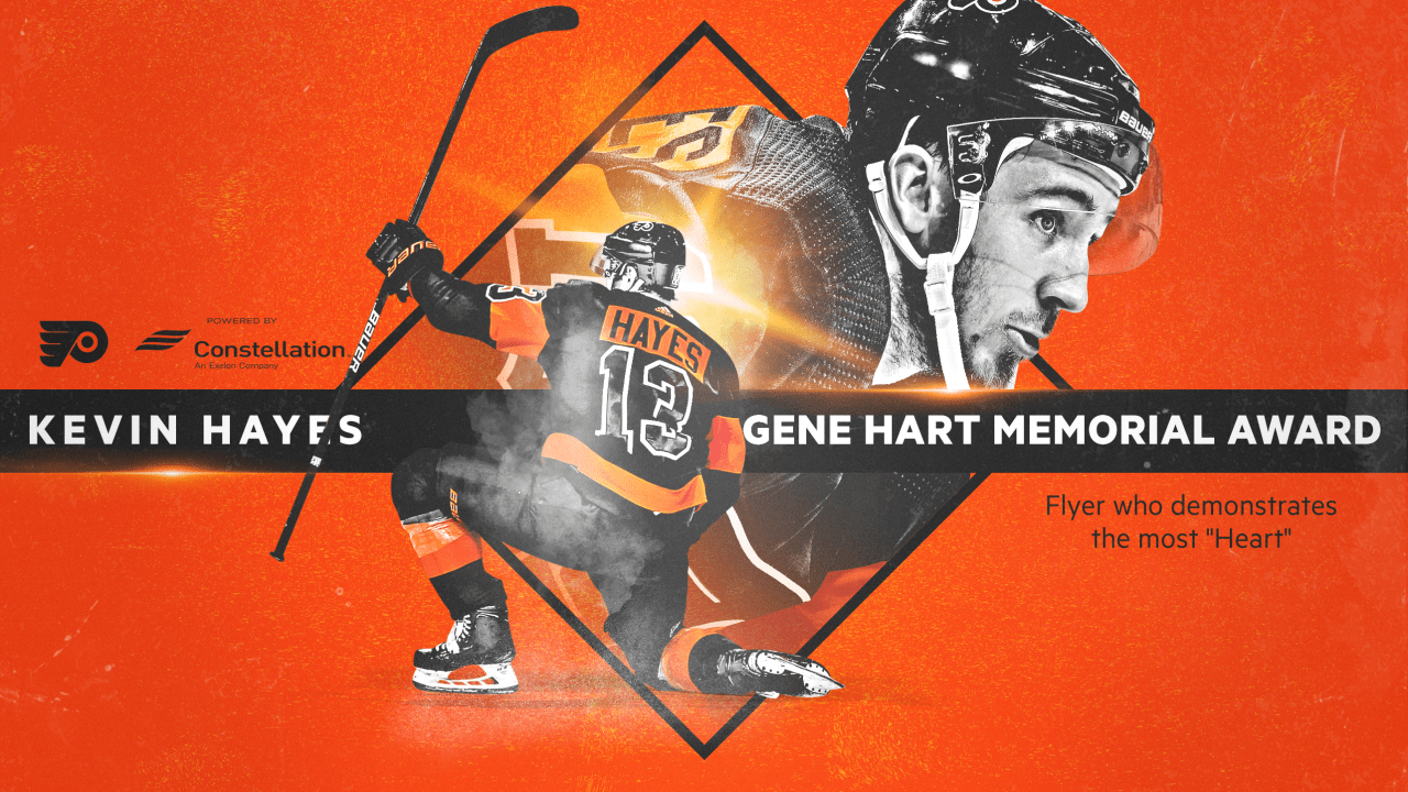 Kevin Hayes Captures Gene Hart Memorial Award | Philadelphia Flyers