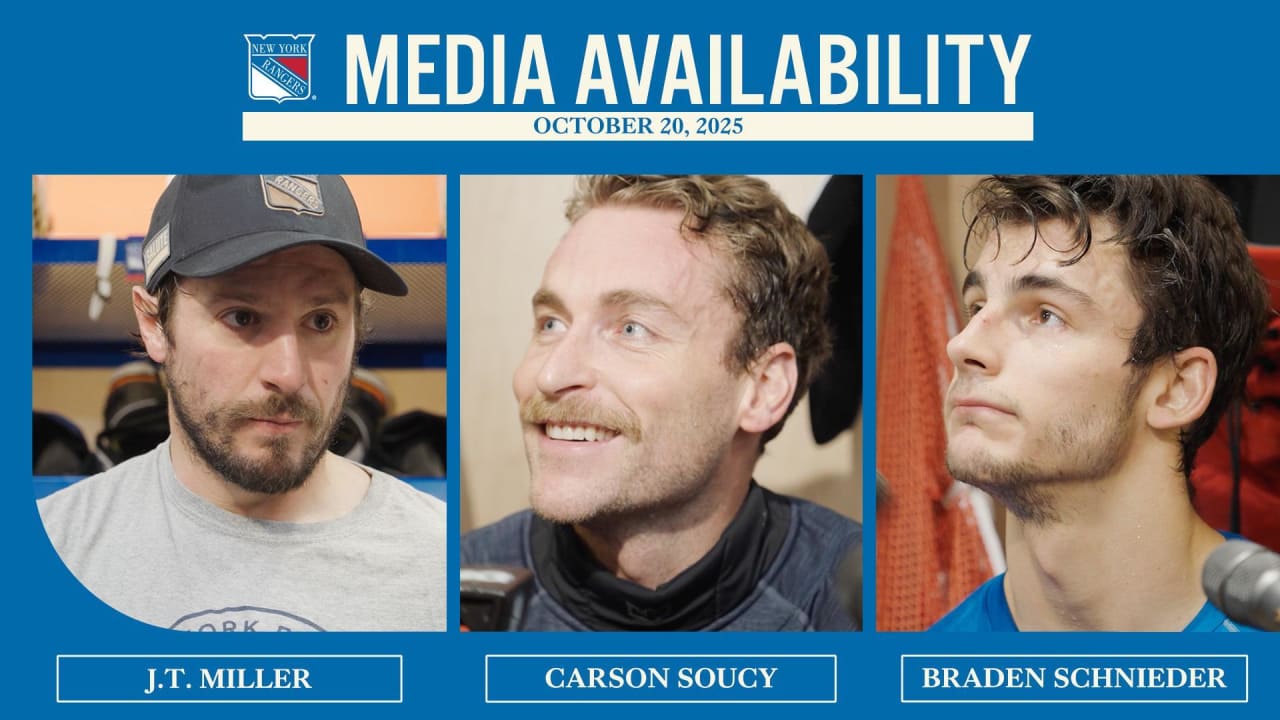Pregame: Miller, Soucy, and Schneider | New York Rangers