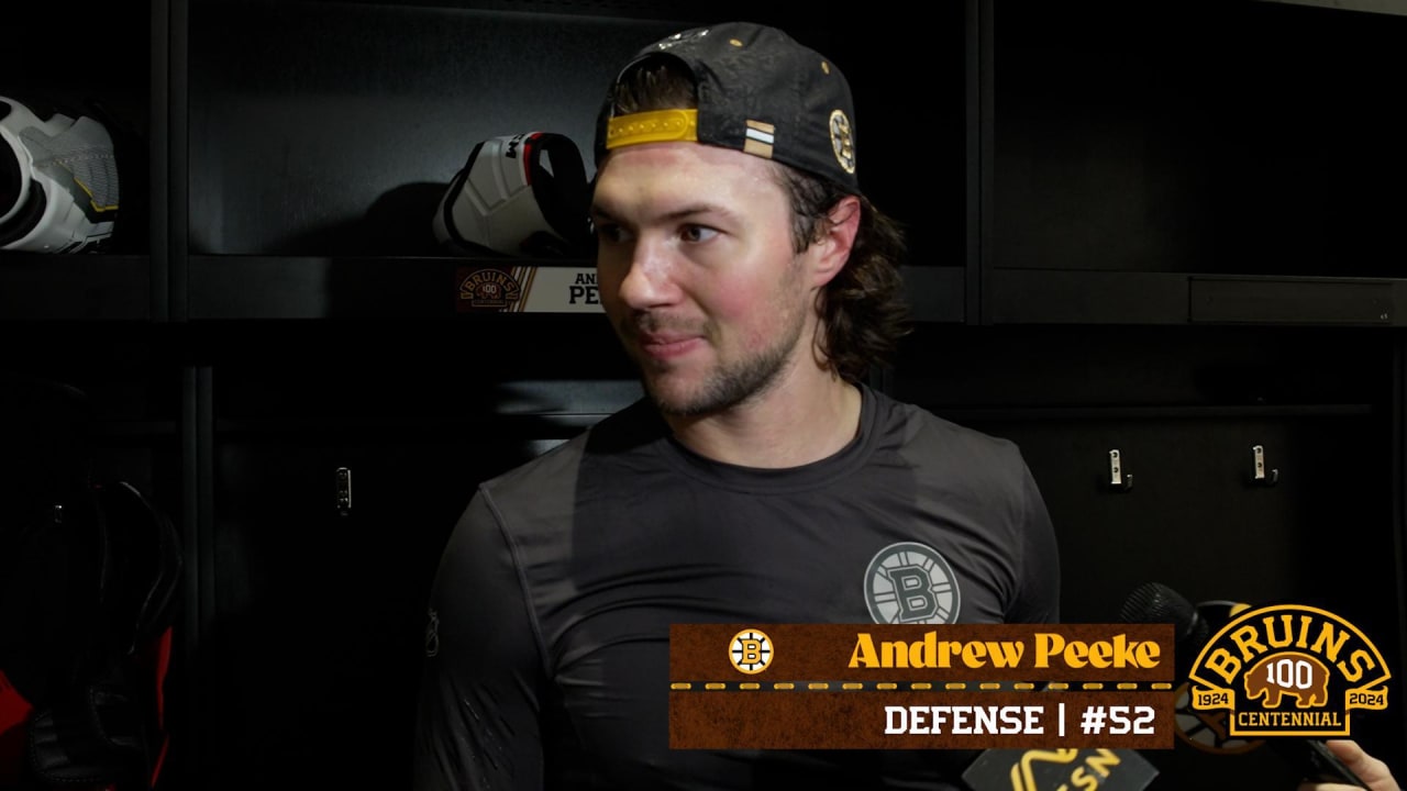 Locker Room Raw: Andrew Peeke | Boston Bruins