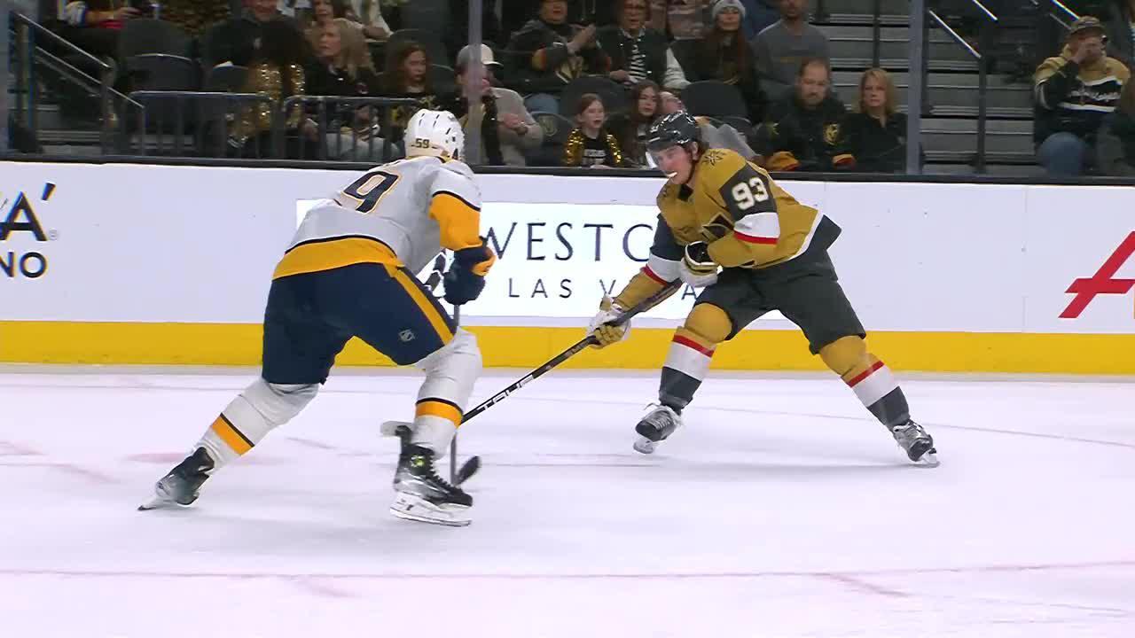 Mitchell Marner with a Goal vs. Nashville Predators | Vegas Golden Knights