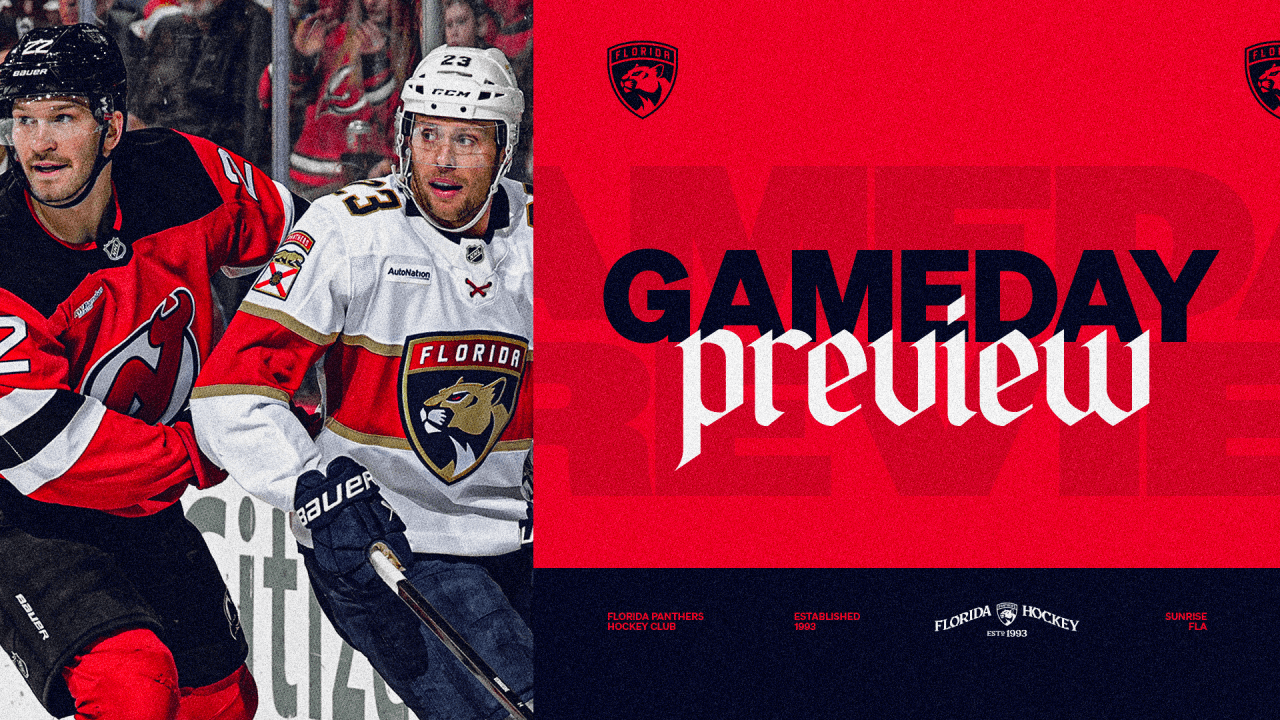 PREVIEW: Panthers close out first back-to-back of season vs. Devils ...