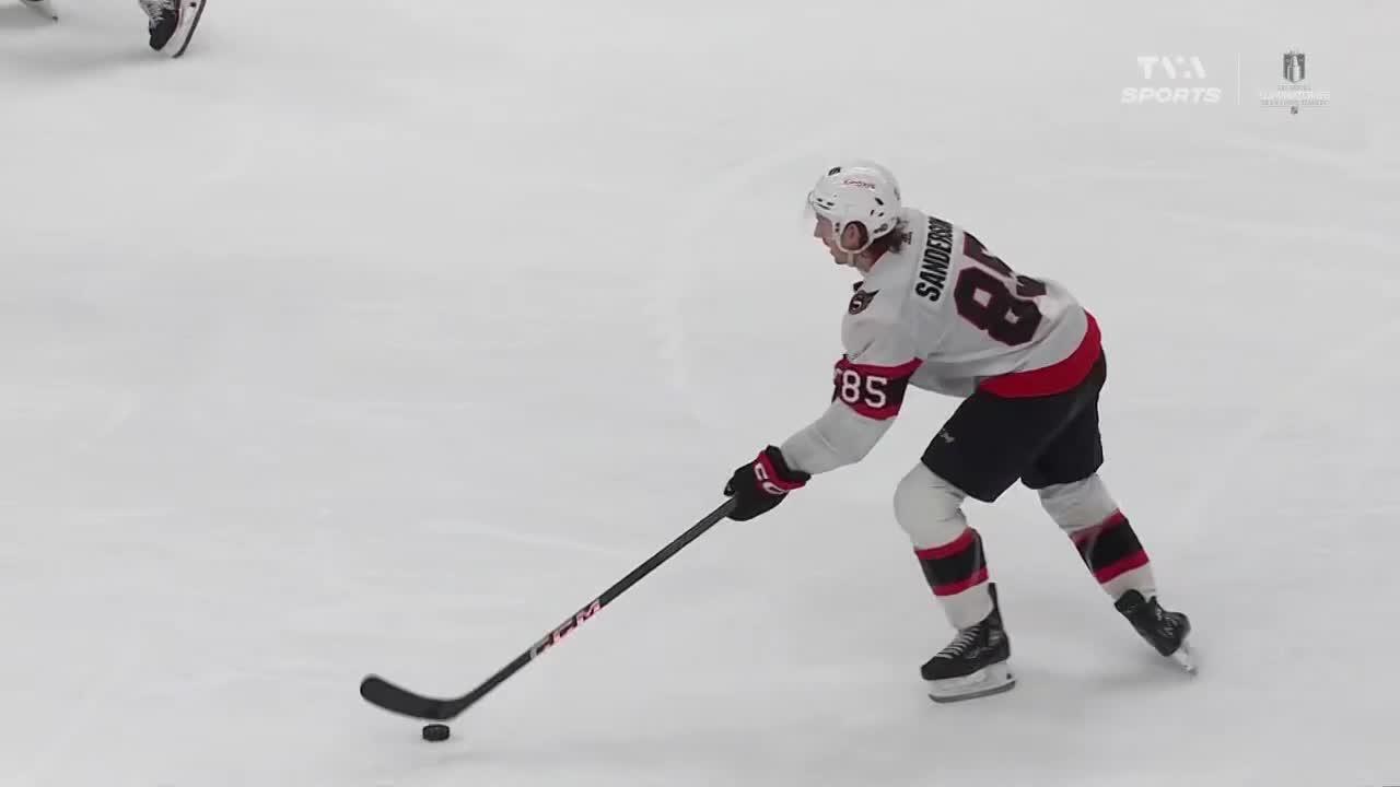 OTT@WSH: Sanderson scores goal against Washington Capitals | Sénateurs ...